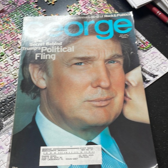 George | Accents | Georges Magazine Donald Trump On The Cover | Poshmark